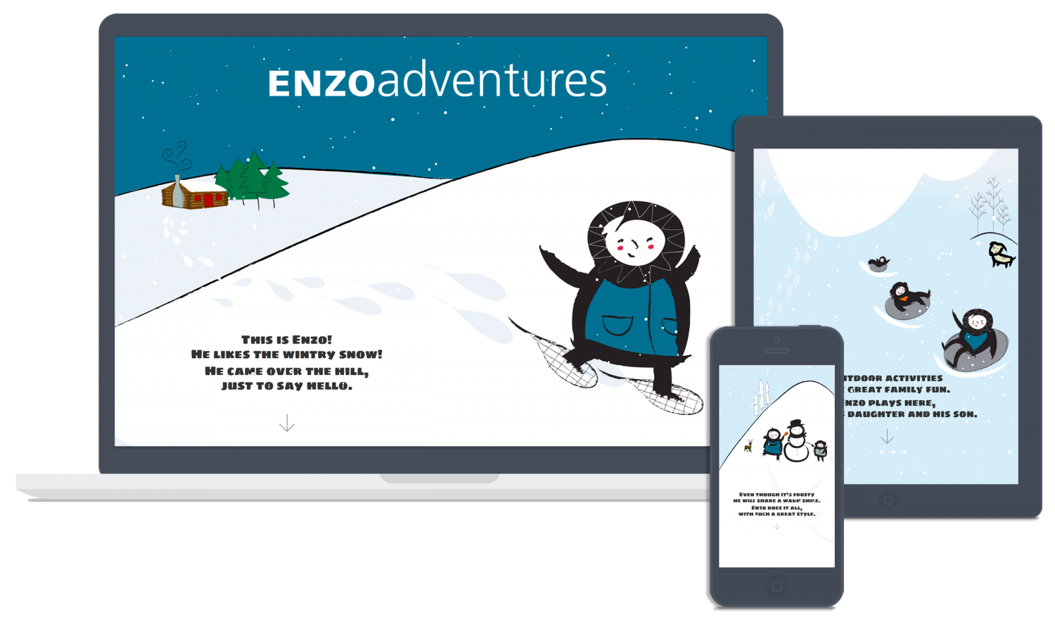 Enzo Promo Site - Neglia Design